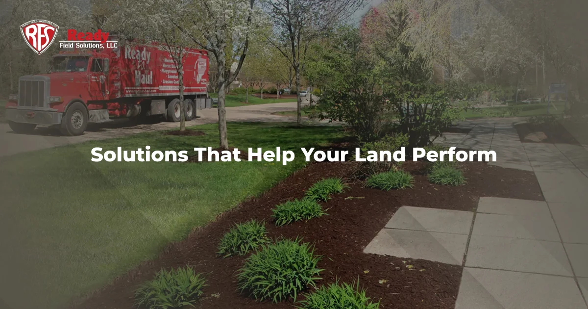 Environmental & Mulch Blowing Professionals | Ready Field Solutions